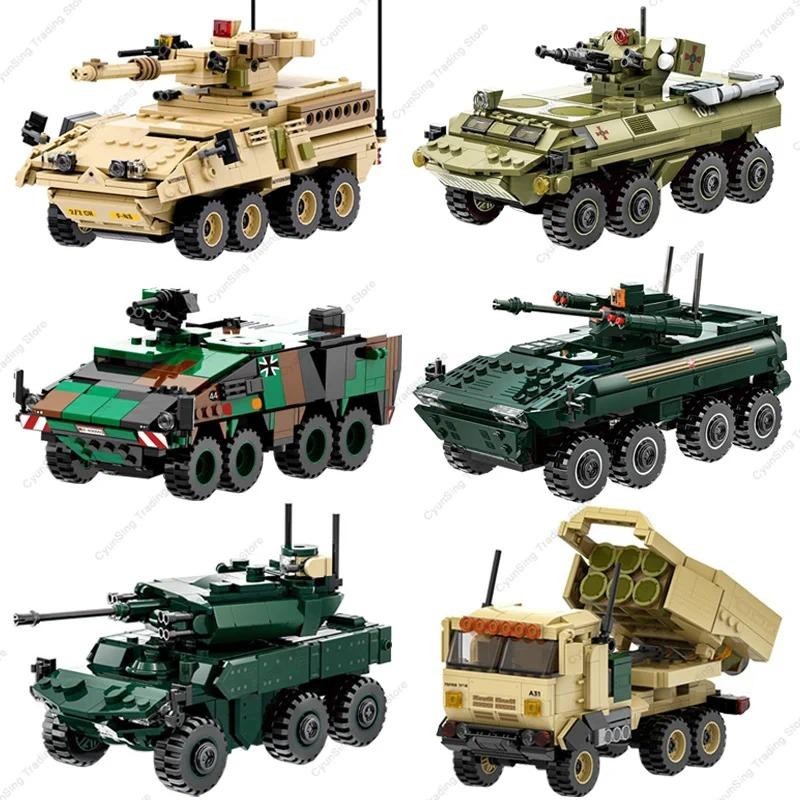 Lego Moderno Militar BOXER XM808 Veículo Blindado DANA M2 BTR-4 ...