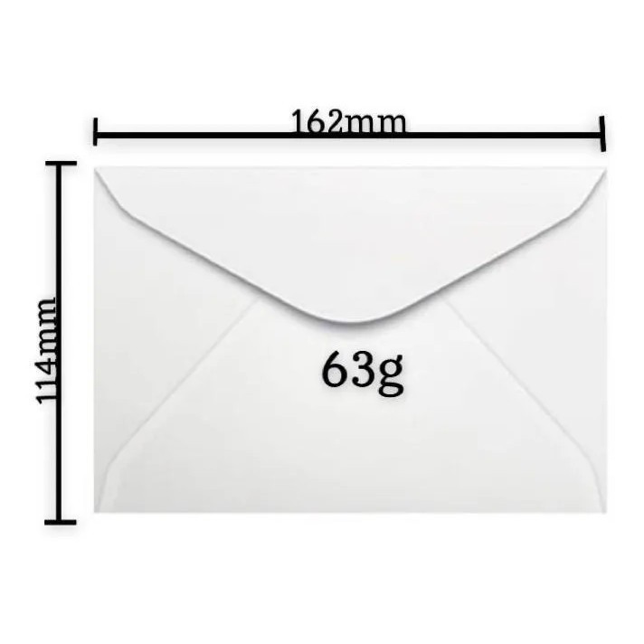 Envelope Padrão Correio Carta Documento Sedex PAC 16x11cm Branco 300 ...