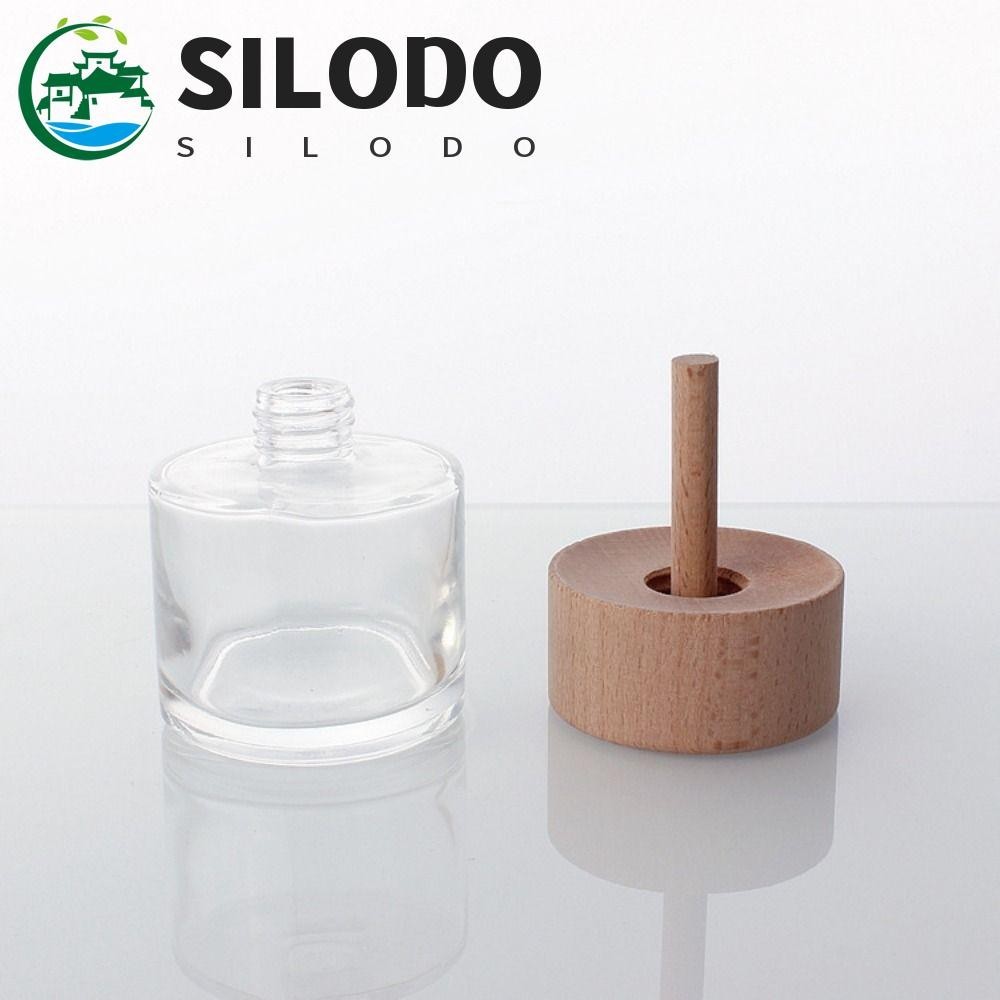 Frascos Difusores SILODO Com Tampa , Recipientes De Vidro De 50ml ...