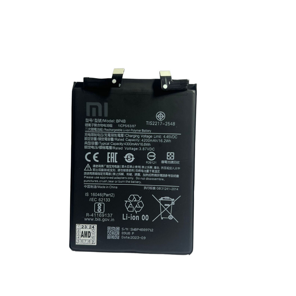 Bateria Xiaomi Bp4b Mi 12 Lite 4300MAH ORG+GARANTIA+NF | Shopee Brasil