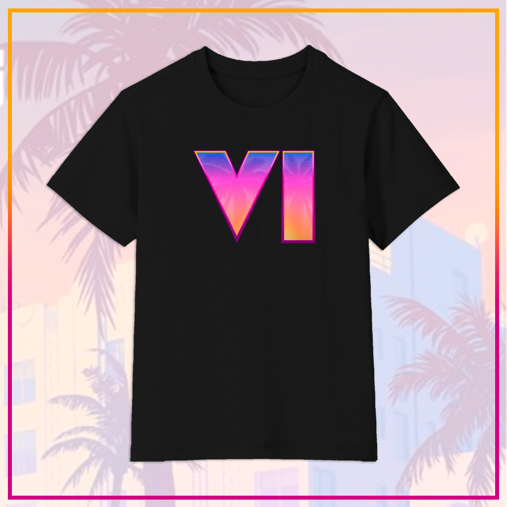 GTA 6 - CAMISETA (Grand Theft Auto VI) | Shopee Brasil