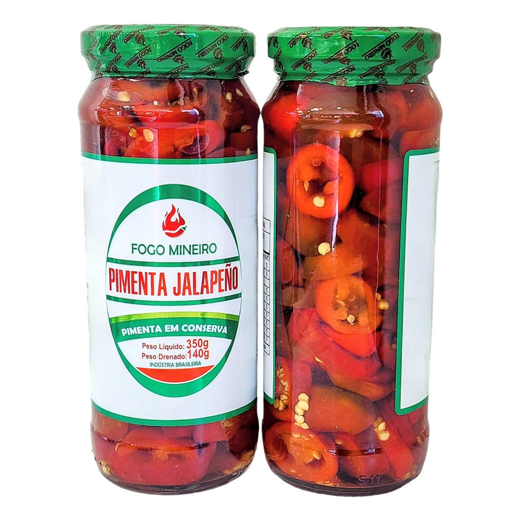 1 Pimenta Em Conserva Jalapeno Vermelha | Shopee Brasil