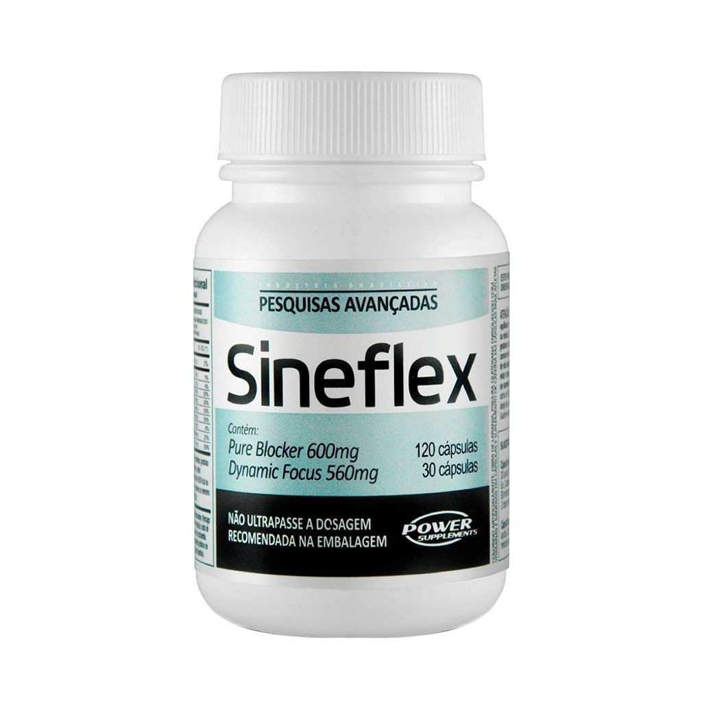 Sineflex Power Supplements com 120 Cápsulas Pure Blocker + 30 Cápsulas ...