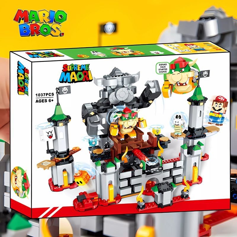 Super Mario Kuba's Castle Expansion Level Cool King BOSS Battle Toy ...
