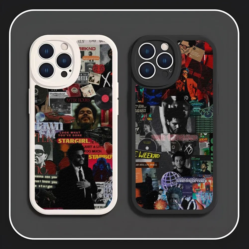 The Weeknd XO Singer Phone Case Lambskin para Iphone 15 14 Pro Max 11 ...