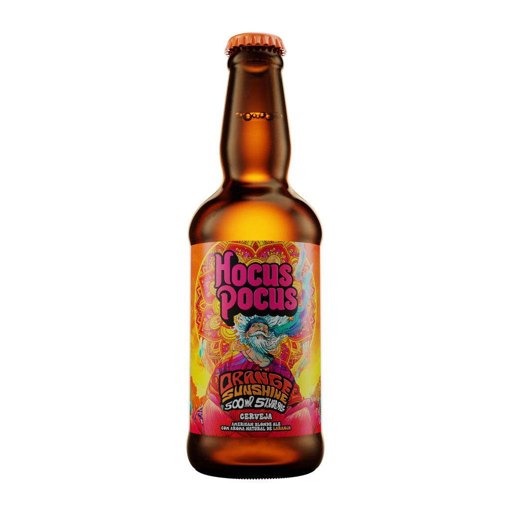 CERVEJA HOCUS POCUS ORANGE SUNSHINE 500ML | Shopee Brasil