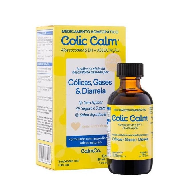 Colic Calm Alívio Contra Cólicas Gases E Diarreia Bebês 59ml | Shopee Brasil
