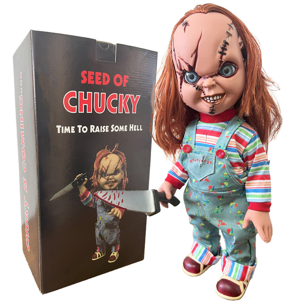 Boneco Chucky Brinquedo Assassino Terror Grande 38cm Vinil | Shopee Brasil