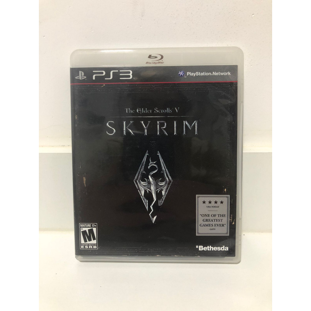 The Elder Scrolls V Skyrim - PS3 - Original - Mídia Física - Usado ...
