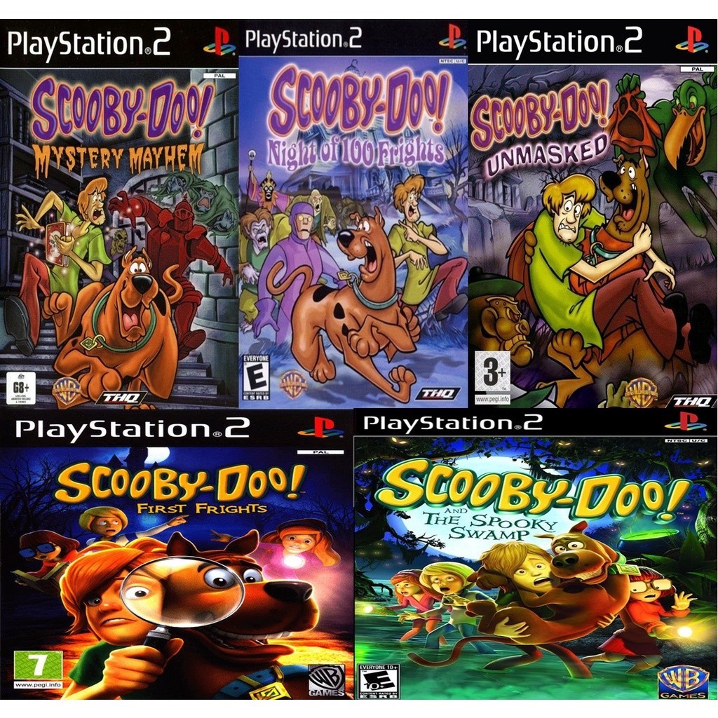 z Kit Scooby-Doo! Collection com 5 Jogos (PS2) z | Shopee Brasil