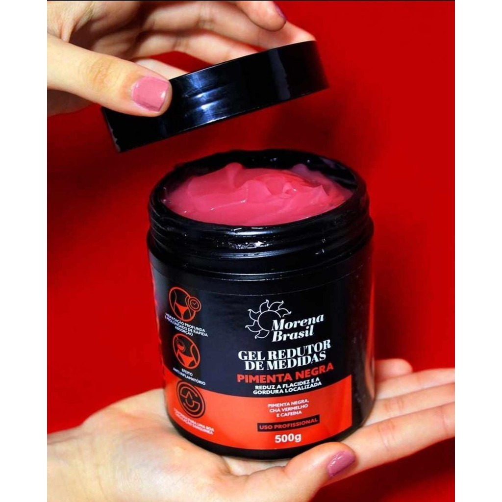 Morena Brasil - Gel Redutor de Medidas - Pimenta Negra - 500g | Shopee Brasil