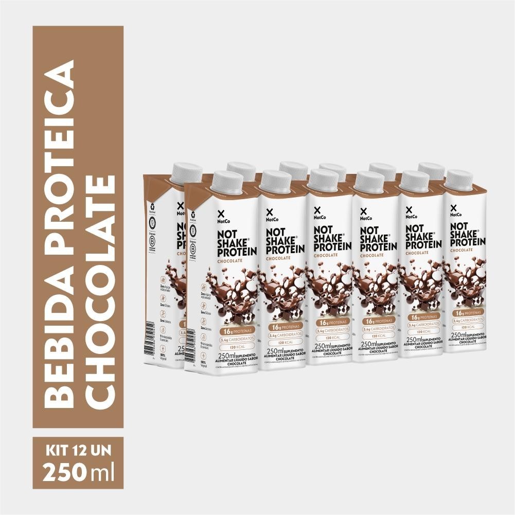 Kit 12x Bebida Proteica NotCo NotShake Protein 16g de Proteina ...