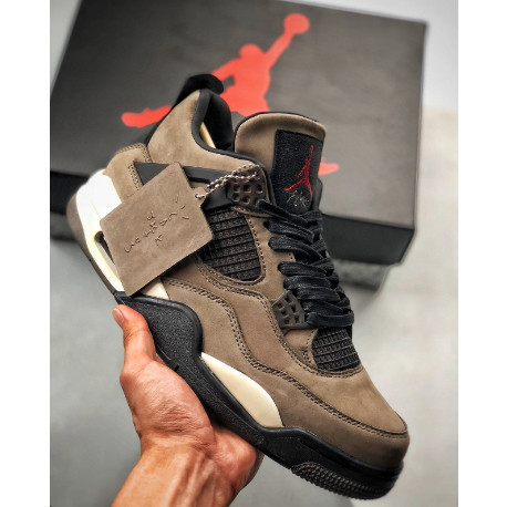 Tênis Air Jordan Marrom Bota 4 Retro Cano Alto Feminino e Masculino ...