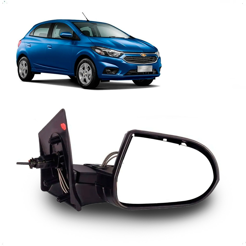Retrovisor Onix Prisma 2013 2014 2015 2016 2017 2018 2019 Com Controle | Shopee Brasil