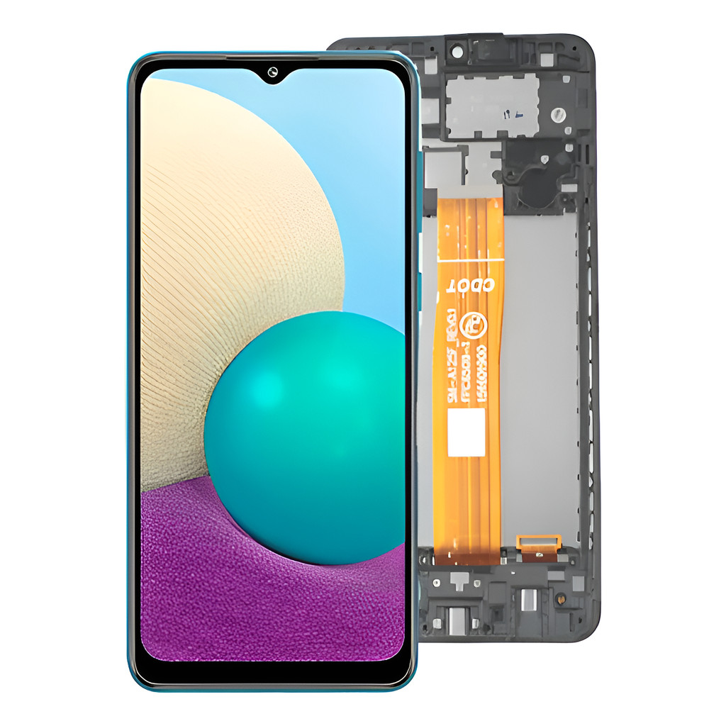 Tela Frontal Compatível A02 A022sm A022m/ds Sm-a022f Com Aro | Shopee ...