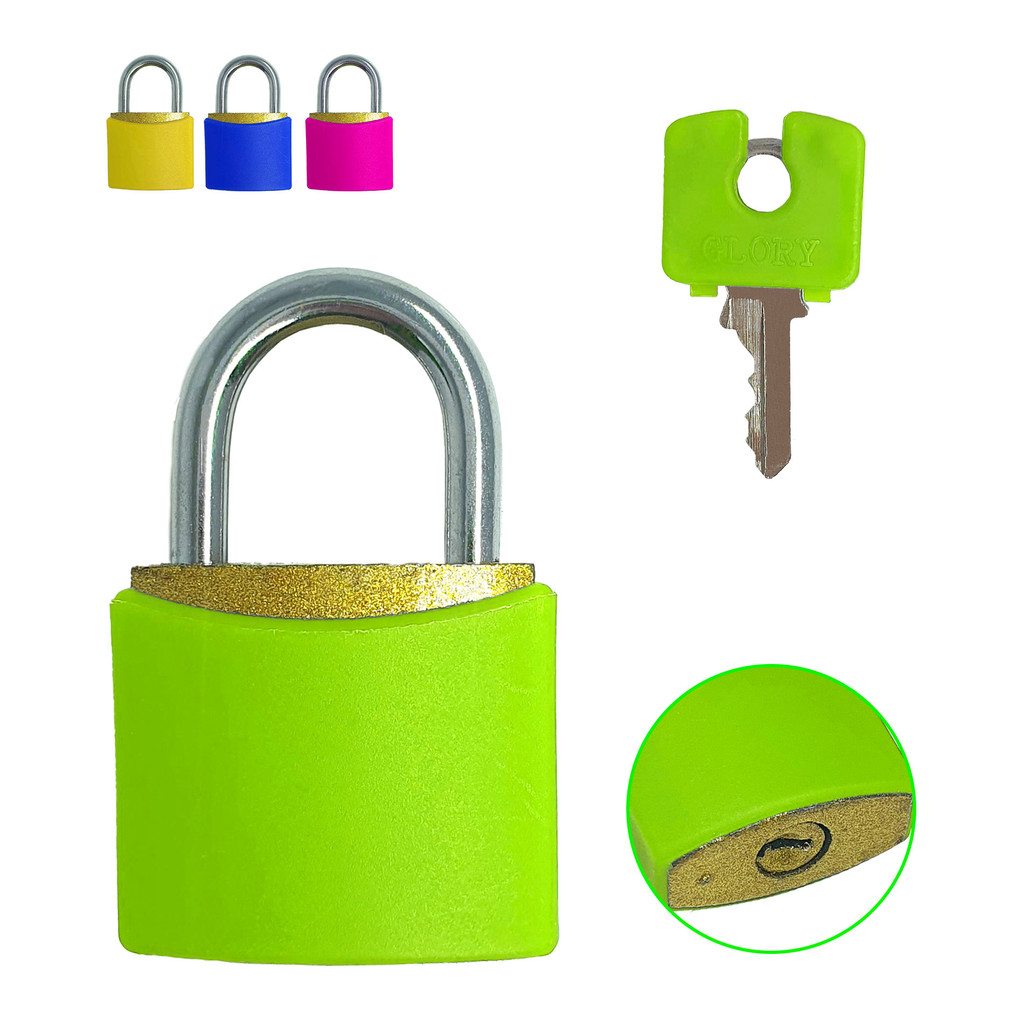 Cadeado 25mm Com 2 Chaves Anti Corrosão Haste de Aço Seguro | Shopee Brasil