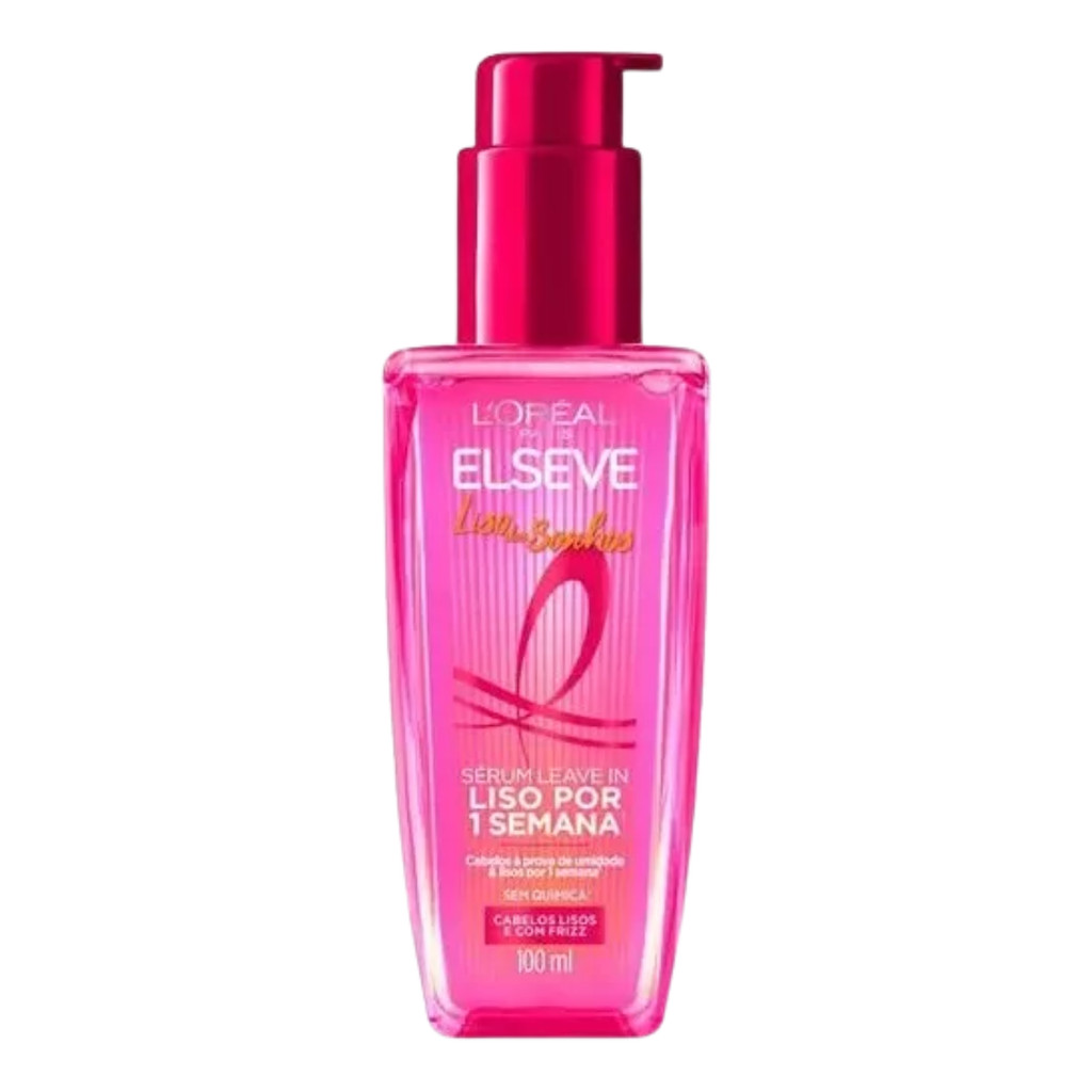 Sérum Elseve Liso dos Sonhos Liso Por 1 Semana 100ml | Shopee Brasil