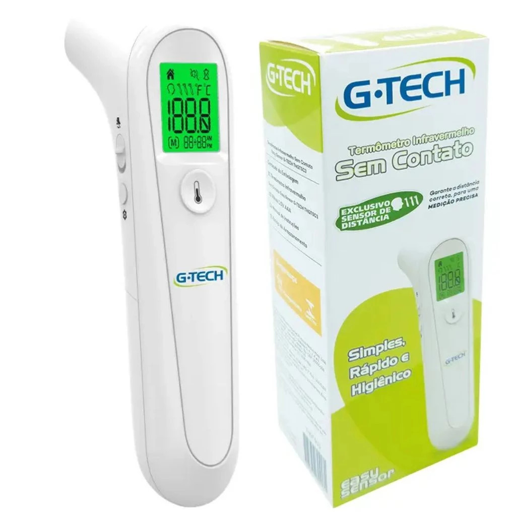 Termômetro Digital G-Tech Sem Contato Infravermelho -Temperatura ...