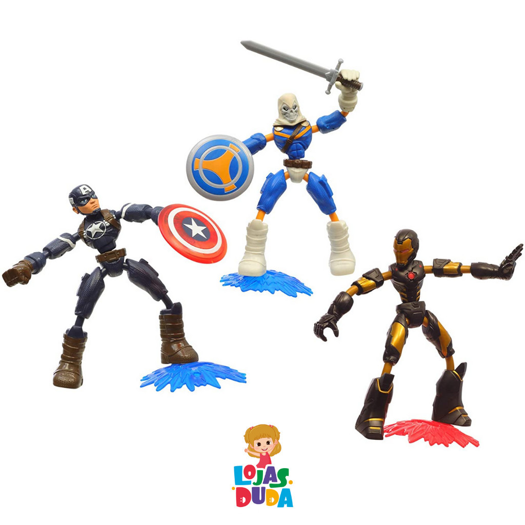 TASKMASTER VS IRON MAN E CAPTAIN AMERICA | Shopee Brasil