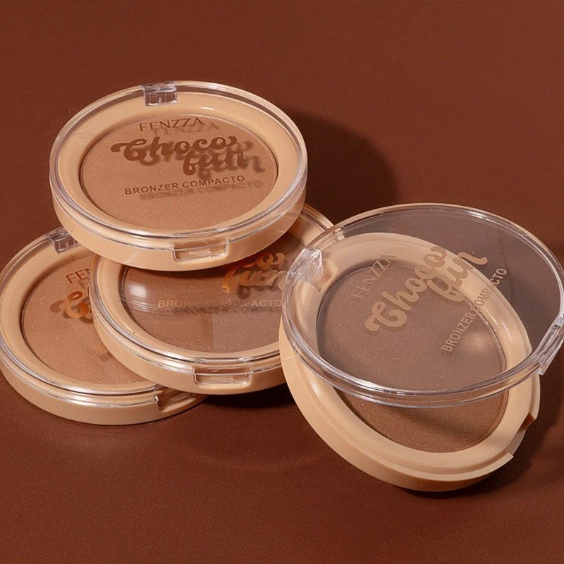 kIT 4 Bronzer Compacto Choco Fun C/4 Unid - Fenzza (FZ34034) | Shopee ...