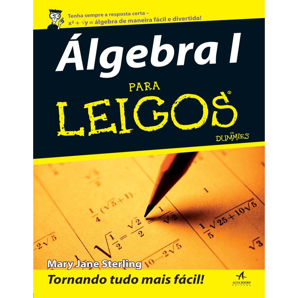 Álgebra I para leigos autor Mary Jane Sterling | Shopee Brasil