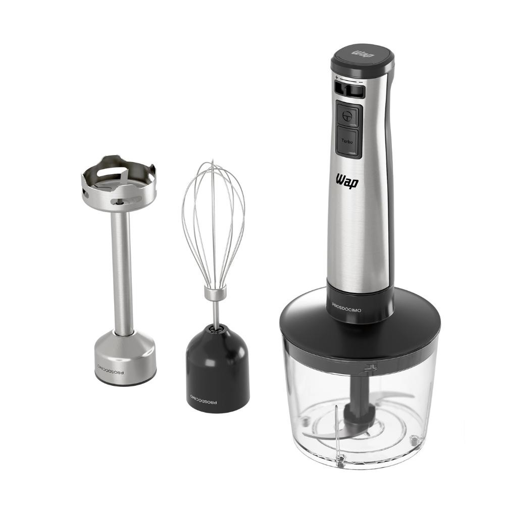 Mixer 3 em 1 WAP Inox Prosdócimo WM1 Processador Elétrico Portátil ...