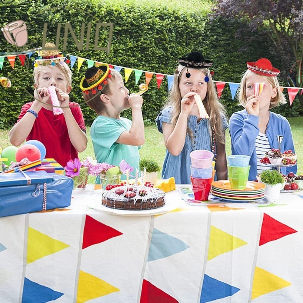 UNIQ Chapéu Mexicano Mini Prumos Coloridos De Desempenho Sombrero ...