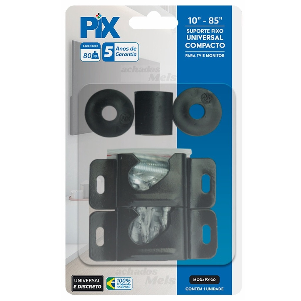 SUPORTE TV - FIXO UNIVERSAL - 10 A 85 - COMPACTO - PX-30 | Shopee Brasil