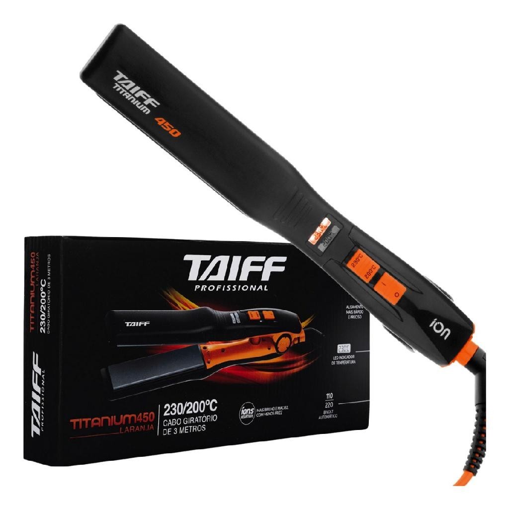 Chapinha P/ Cabelo Titanium 450 Action Bivolt Profissional Taiff ...