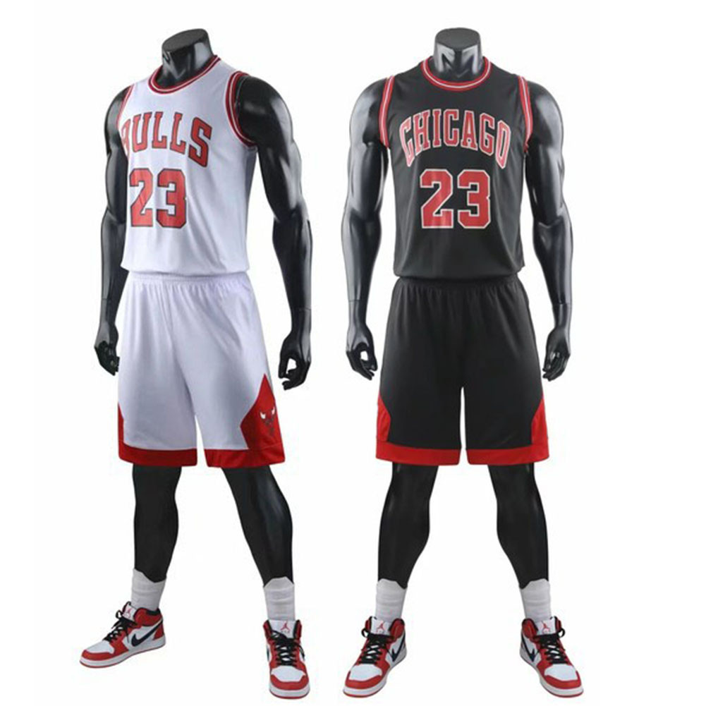 Uniformes De Basquete Masculino NBA Chicago Bulls 23 # Adult Basketball ...