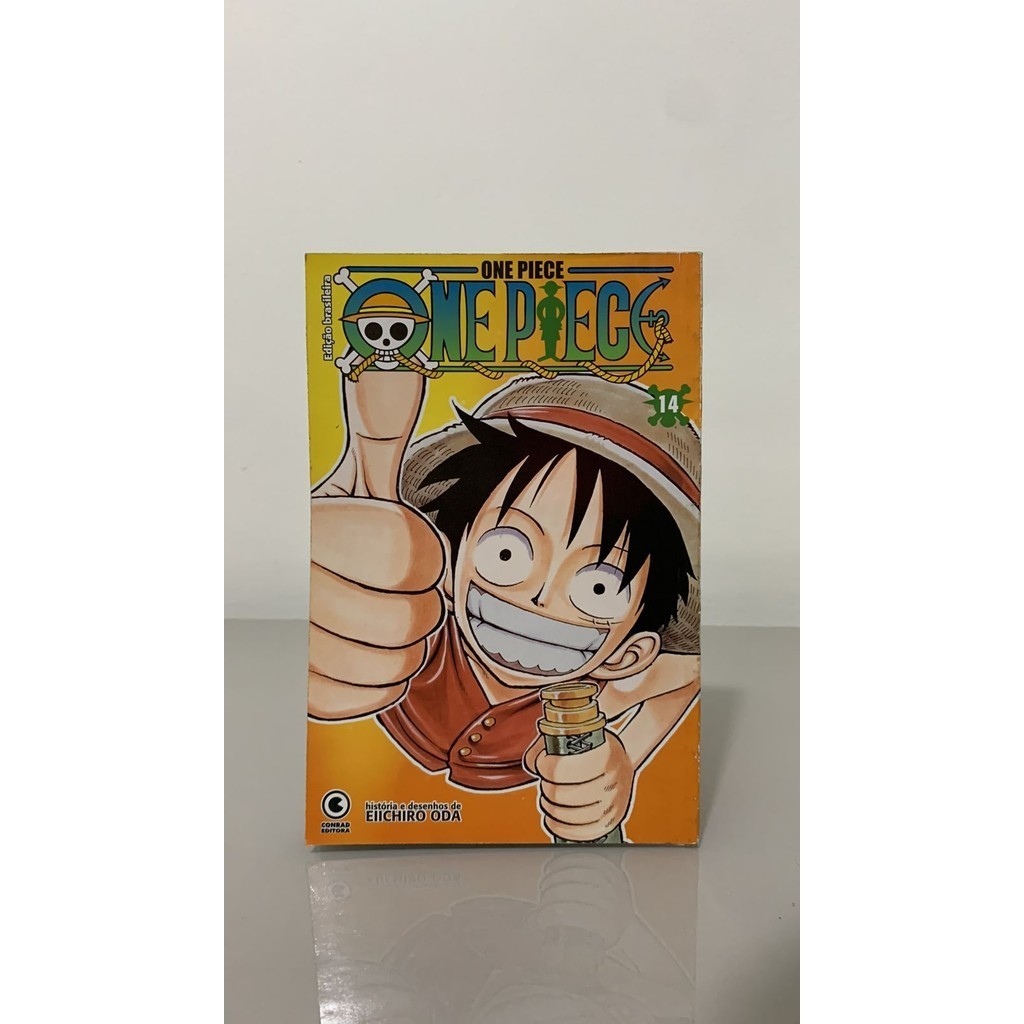 Mangá - One Piece Vol. 14 [2002] - Eiichiro Oda - Conrad | Shopee Brasil