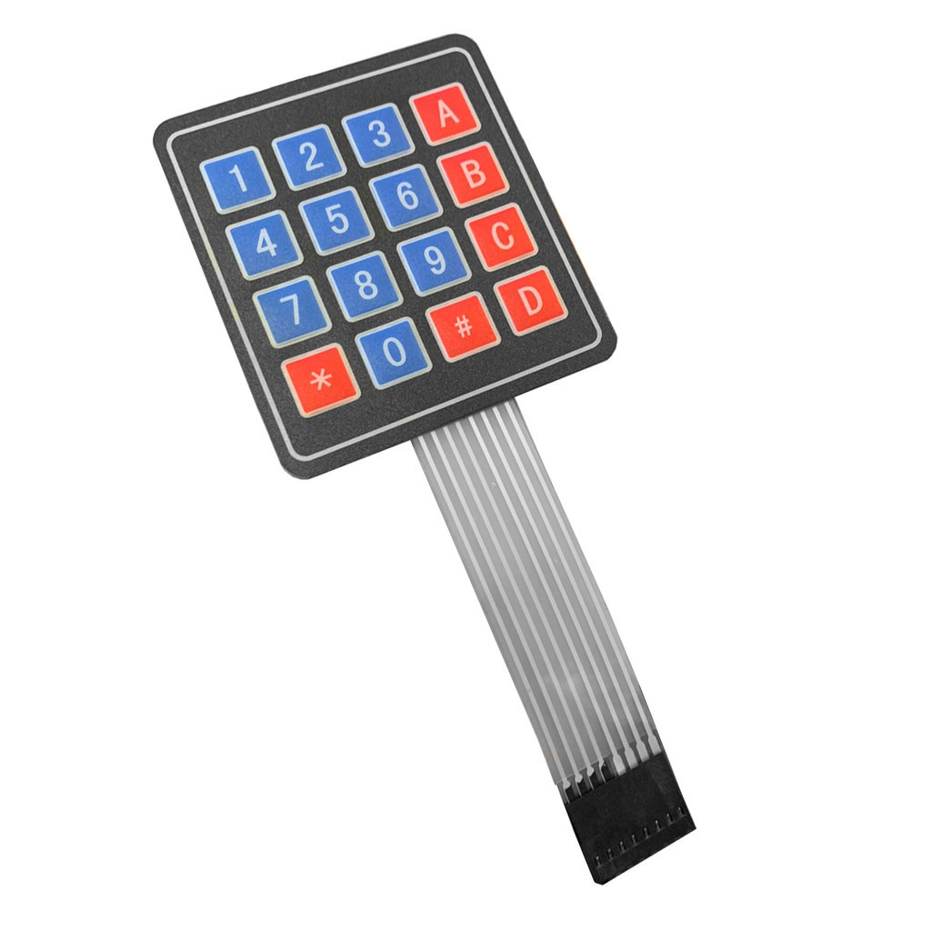 Teclado Matricial 4x4 Membrana 16 Teclas - Arduino | Shopee Brasil