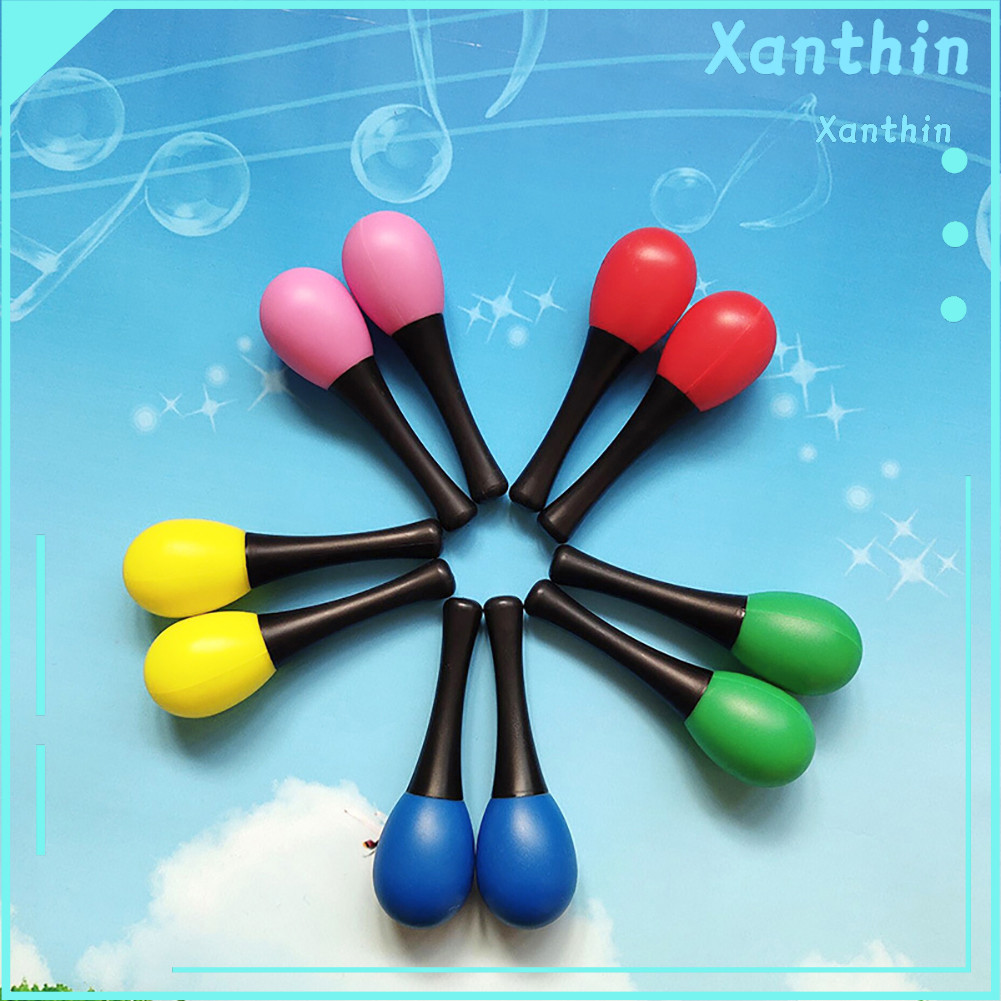 [XAN] 1Pc Martelo De Areia Maraca Chocalho Shaker Muiscal Instrumento ...
