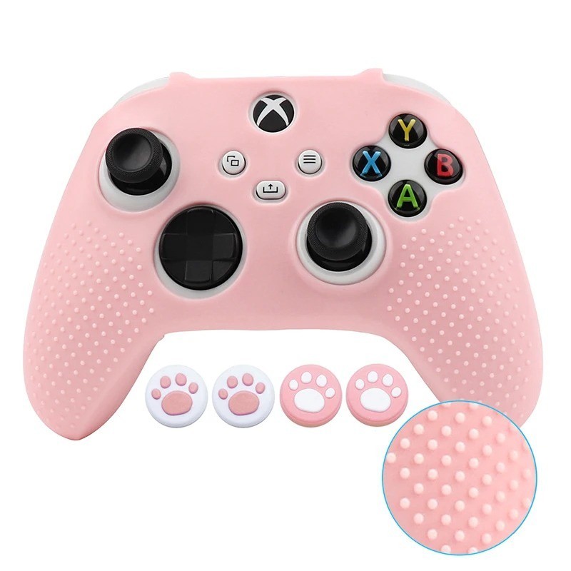 CAPA CONTROLE ROSA PASTEL XBOX SERIES S X TANTIDERRAPANTE | Shopee Brasil
