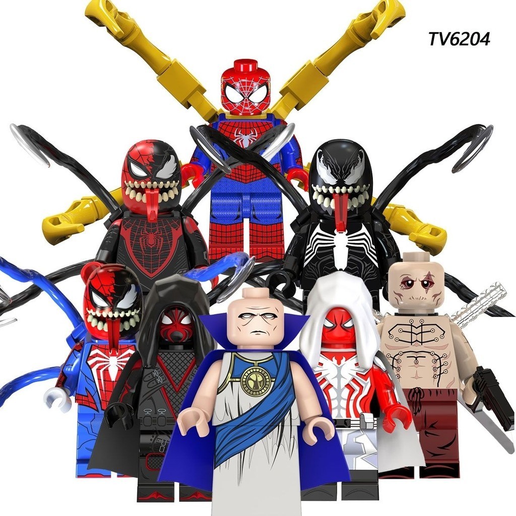 Compatível com Lego Marvel Vingadores de terceiros Homem-Aranha Deadman ...