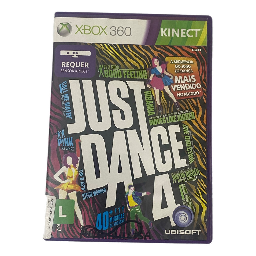 Just Dance 4 Xbox 360 Só O Jogo Para Kinect Sensor | Shopee Brasil