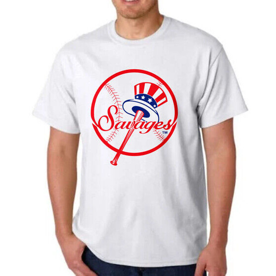 Camiseta New York Yankees Savages Design Clássico | Shopee Brasil