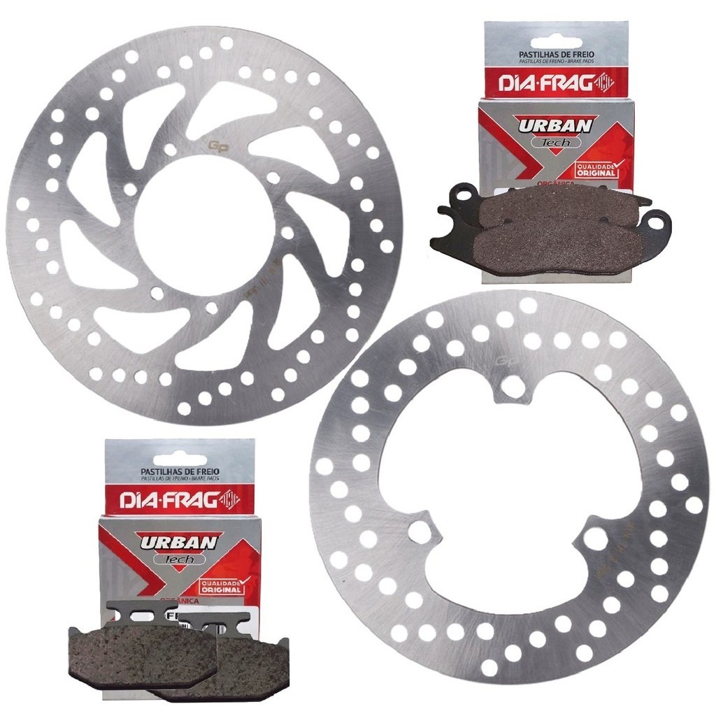 Discos de Freio Crosser 150 Abs 2019-2024 / Lander 250 2016-2023 ...