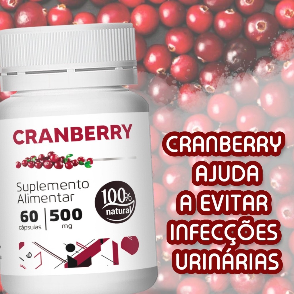Cranberry 500mg 60 Cápsulas Original | Shopee Brasil
