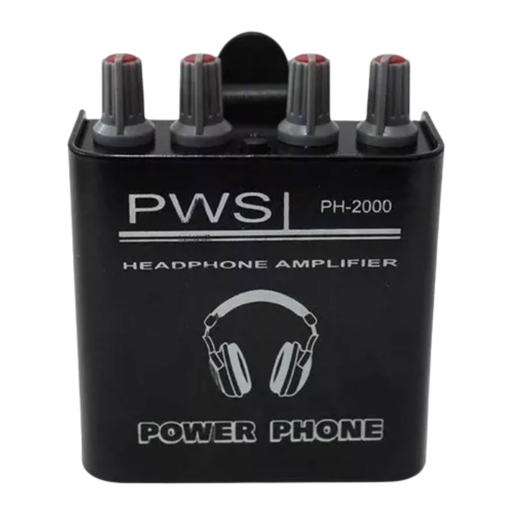 Amplificador Fone Ph2000 Power Click Retorno Pws C/ Fonte | Shopee Brasil