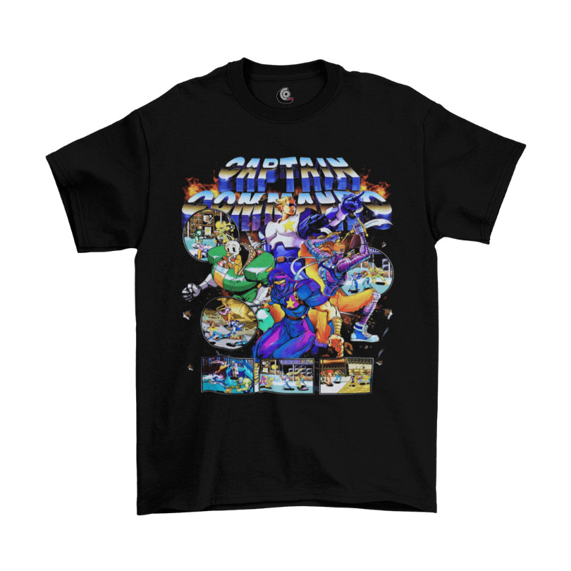 Camiseta Camisa Algodão Game Captain Commando | Shopee Brasil