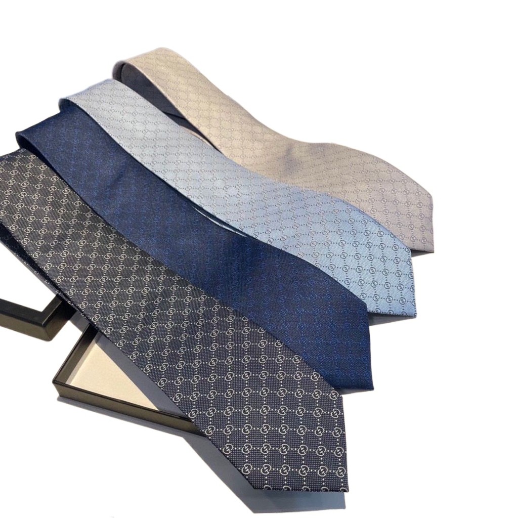 Europeu americano grande marca gravata de seda masculina Formal ...