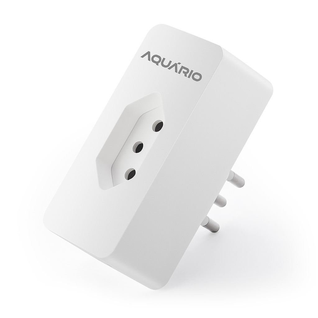 Plugue de Tomada 10A Inteligente Wi-Fi - Aquário ADP-10A | Shopee Brasil