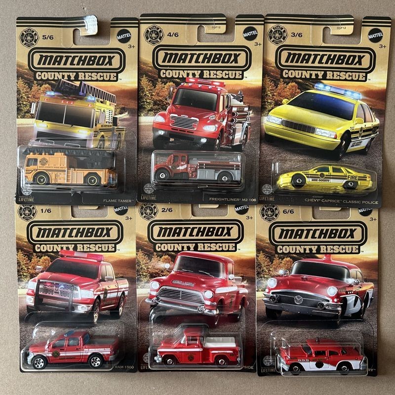 Matchbox City Hero Traffic Series Rescue Fire 70o Aniversário GGF12 ...