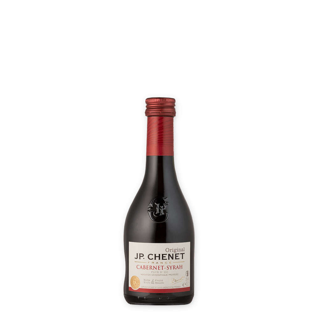 MINI VINHO JP. CHENET CABERNET SAUVIGNON-SYRAH TINTO 187ML | Shopee Brasil