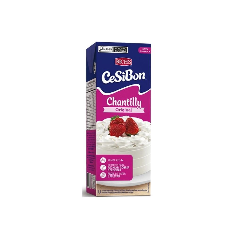 Creme Chantilly Original Cesibon 1L | Shopee Brasil