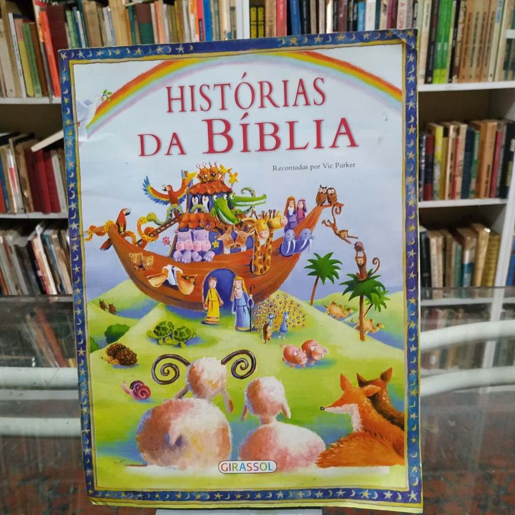 Histórias da Bíblia autor vic parker - recontado | Shopee Brasil