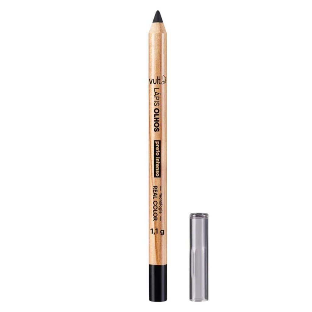LÁPIS PARA OLHOS VULT REAL COLOR COR PRETO INTENSO 1,1G | Shopee Brasil