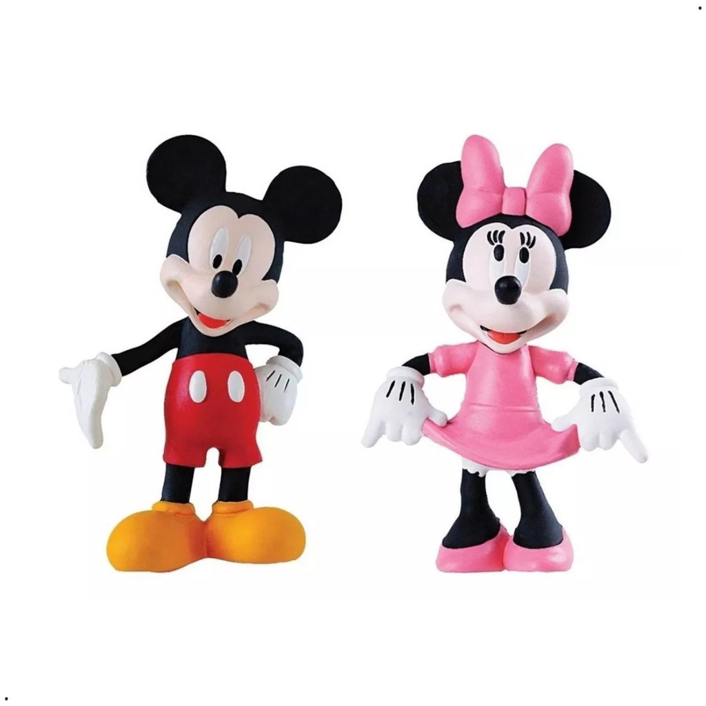 Kit 2 Mordedor Para Bebe Disney Minnie e Mickey Latoy | Shopee Brasil