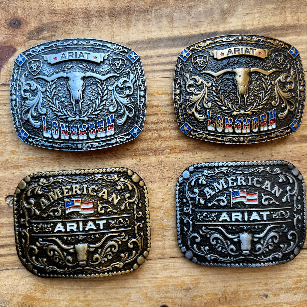 Fivela Country Ariat Importado Grande 11x9 cm Alta Qualidade | Shopee ...